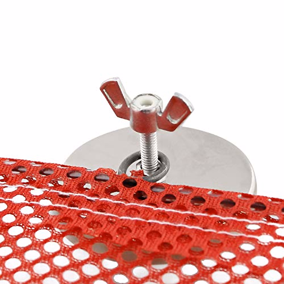 BISupply Magnetic Flag Mounts - 2.75in Heavy Duty Magnet Mounts for Truck Cargo Flag Oversize Flag Magnet Set, 4Pk