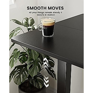 ErGear Height Adjustable Electric Standing Desk, 55 x 28 Inches Sit Stand up Desk, Memory Computer Home Office Desk (Black)