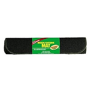 Coghlan's Inside/Outside Camping Mat, Black , 28" Length x 18" Width