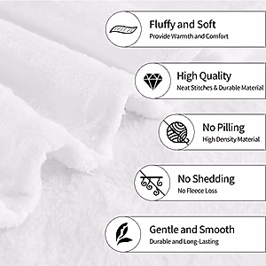 Sh.R.Ek Ultra-Soft Micro Fleece Blanket Cozy Warm Throw Blanket Suitable for All Living Rooms/Bedrooms/Sofa 60"X50"