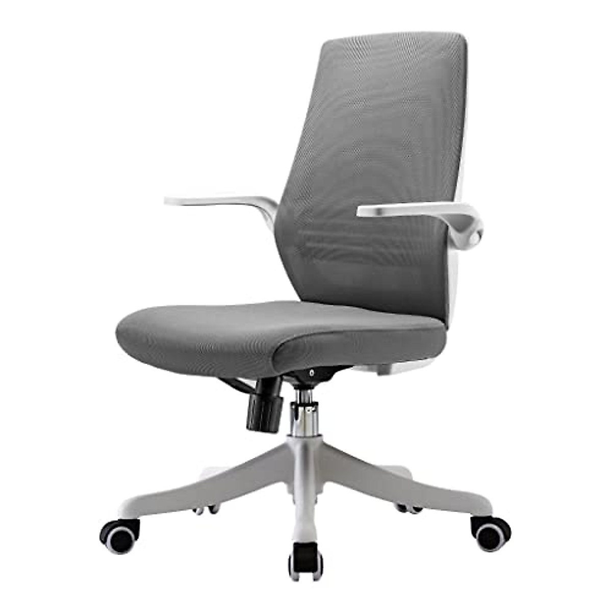 Ergonomic Office Chair Mid-Back Home Desk Chair with Lumbar Support Small Mesh Computer Chair