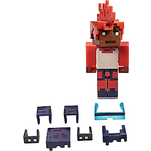 Mattel Minecraft Creator Series Wrist Spikes Figure, Collectible Building Toy, 3.25-inch Action Figure with Accessories, Gift for Ages 6 Years & Older