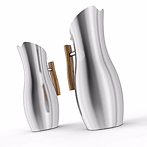 pH Vitality Stainless Steel Alkaline Water Pitcher - Alkaline Water Filter Pitcher Plus one pH Conscious 450ML Wheat Straw Alkaline Water Bottle Bundle