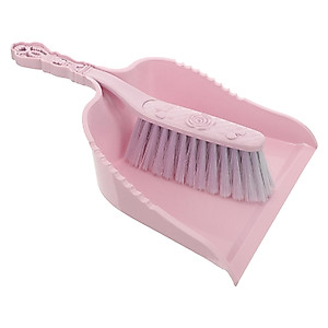 1 Set Broom and Dustpan for Desktop and Bed Cleaning Handheld Dustpan and Brush for Home and Dorm Use
