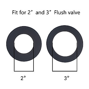 Universal Toilet Tank To Bowl Gasket,2 Kind Gasket and 2 Sets 5/16*3.15 inch Stainless Steel Heavy Duty Rustproof Bolt Hardware Kit,Fits Most 2-Inch and 3-Inch flush valve opening 2-Piece Toilet Tanks