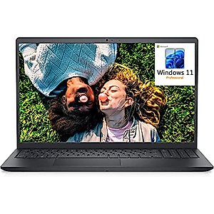 Dell [Windows 11 Pro] Inspiron 15 3000 3511 15.6" FHD Business Laptop, Intel Quard-Core i5 1135G7 (Beats i7-1065G7), 32GB DDR4 RAM, 1TB PCIe SSD, 802.11AC WiFi, Bluetooth, Webcam, Carbon Black