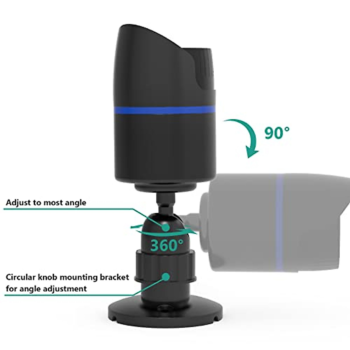 Deter Thieves Wali Fake Security Cameras 4 Pack Cctv