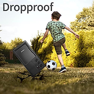 Comosso Waterproof Galaxy S23 Ultra Case - 6.8" Full Body Protection with Built-in Screen Protector & Shockproof Clear Black Cover