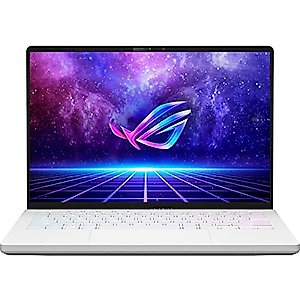 ASUS 2023 Newest ROG Zephyrus Gaming Laptop, 14" WQXGA Display, AMD Ryzen 9 6900HS up to 4.9GHz, AMD Radeon RX 6700S Graphics, 32GB RAM, 1TB SSD, Wi-Fi 6E, Backlit Keyboard, Windows 11 Home, White