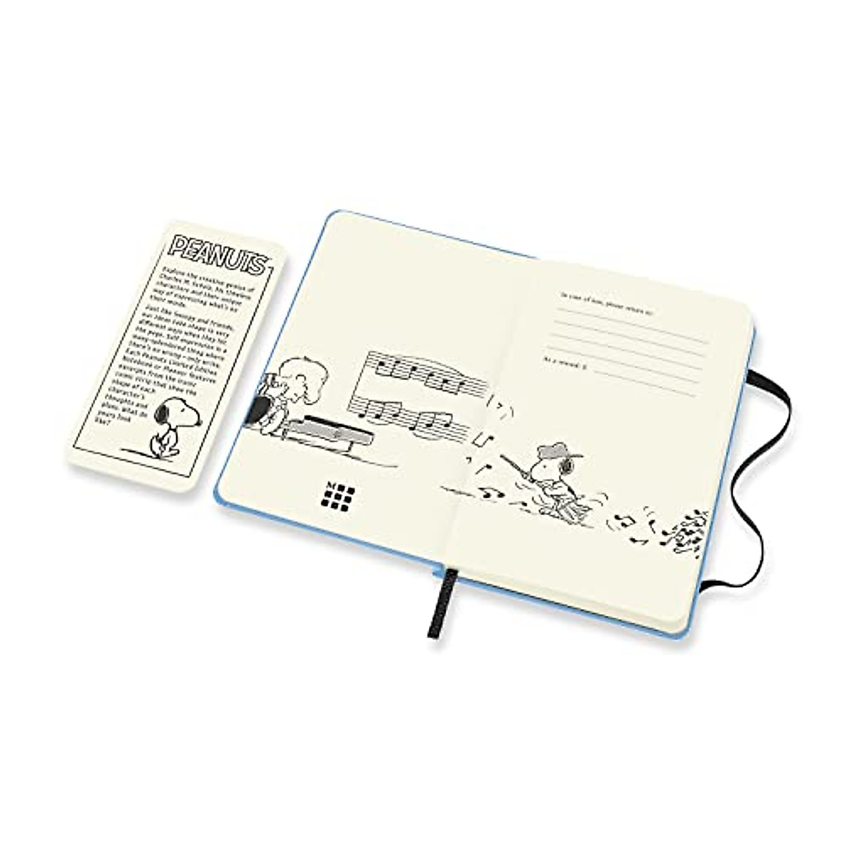 Moleskine Limited Edition Peanuts 18 Month 2021-2022 Weekly Planner, Hard Cover, Pocket (3.5" x 5.5"), Blue