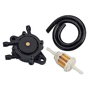 HIPA LG808656 Fuel Pump AM116304 Fuel Filter Line fits for Garden Lawn Mower Tractors