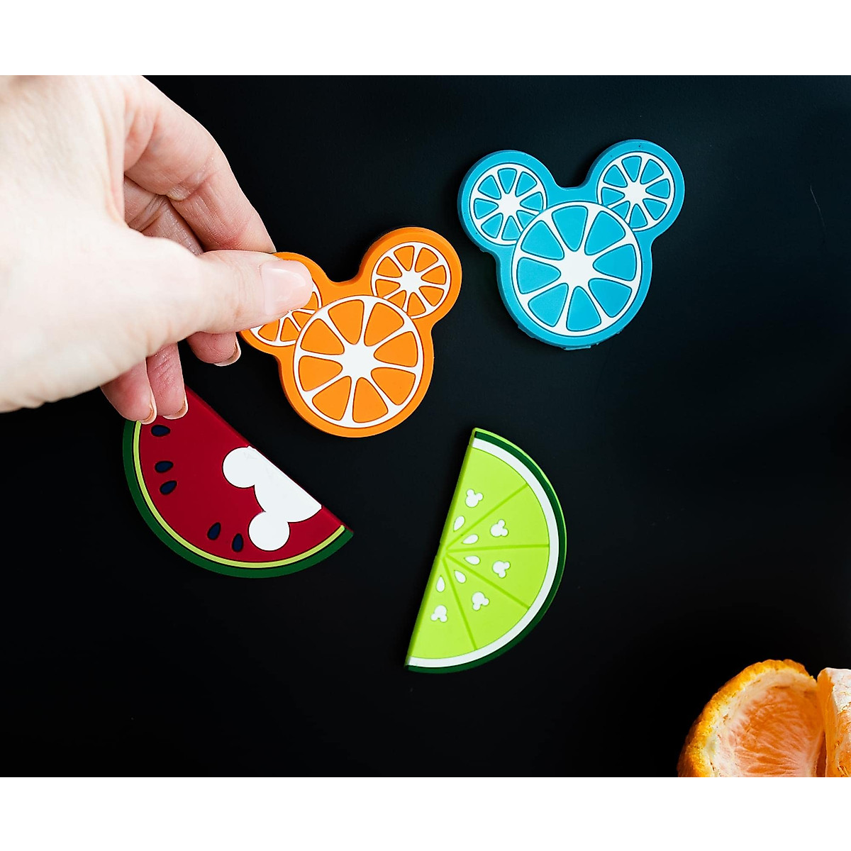 Disney Mickey Mouse Fruit Magnets | Set of 4