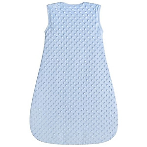 BABYINABAG Baby Sleeping Bag and Sack, Minky Dot, Quilted Winter Model, 2.5 Tog Very Warm for Infants and Toddlers (Large (22 mos - 3T))