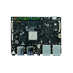 youyeetoo StarFive VisionFive2 RISC-V Single Board Computer, 4G Early Bird, StarFive JH7110 with RISC-V U74, Dual LAN Port with 2 x 1Gbit (Version B)