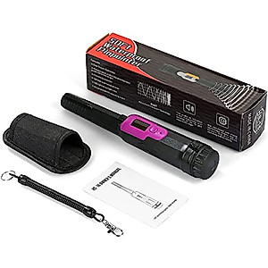 INKBIRDPLUS Metal Detector Pinpointer with LCD Display, Handy High Performance Metal Detector Metal Reader in 3 Alarm Modes, IP68 Metal Detecting Pinpointer Waterproof 50Ft Depth for Adults and Kids