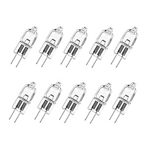 10x G4 6V 10W/20W Halogen Light Bulbs 6 Volt 10/20 Watt Dimmable 2700K for Landscape/Desk Lamp (10, watts)