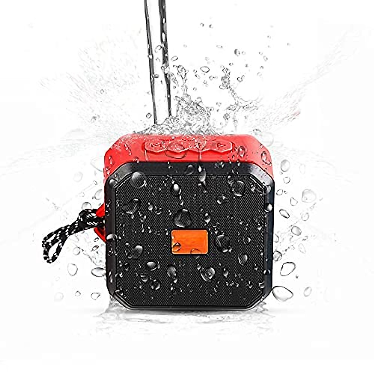 -Tek Styz IPX7 Speaker Works for Microsoft Surface Duo with 13H Waterproof Playtime, Indoor, Outdoor Travel 1500mAh (RED)