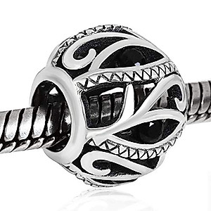 Eye of Horus Egyptian Symbol of Protection, Royal Power and Good Health 925 Sterling Silver Bead Fits Pandora European Bracelets (Openwork)