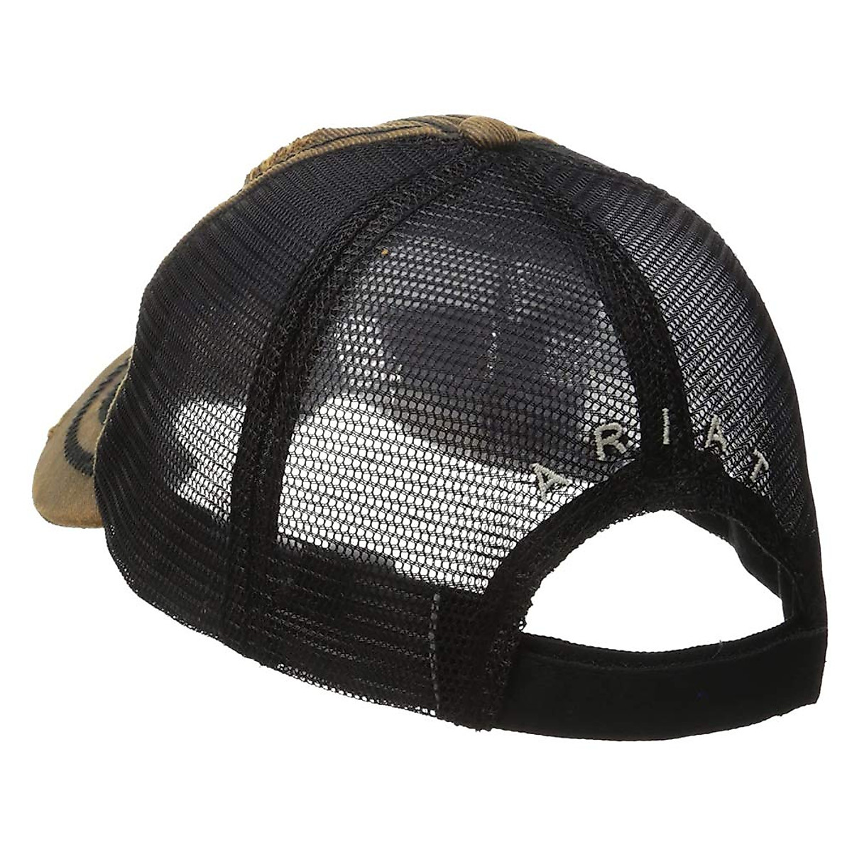 ARIAT Men's One Size Distressed Oil Mesh, Brown/Black