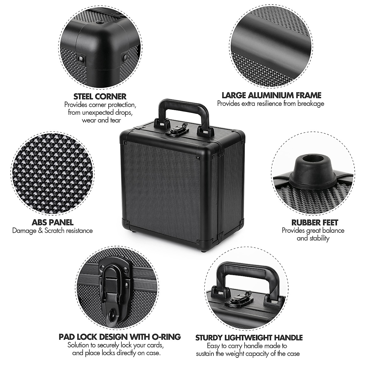 Graded Card Storage Box, Trading Card Case for PSA Graded Pokemon Cards, Sports Card Storage Boxes as PSA Card Holder, Baseball Card Case, Slab Case, Card Case Holder for Trading Cards, PSA Card Case