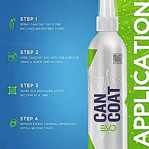 GYEON Q2 CANCOAT EVO – 1yr Durability - Easiest to use - Most Versatile Ceramic Coating in Spray Form – Self Cleaning – Extreme Durability – Ultra Gloss