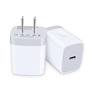 USB C Fast Charger Box for Samsung Galaxy A14 5G/A13 5G/A23 5G/A54/S21 FE/A03s/A53/A34/S23/Z Fold4/Z Flip4/S22,Pixel 7/6,iPhone 14/13 Pro Max/12/SE/11/XR,20W USB Type C Charger Block Wall Adapter Plug