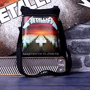 Nemesis Now Officially Licensed Metallica Master of Puppets Shoulder Bag, Metal, Black, 23cm