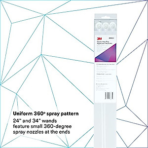 3M Cavity Wax Plus Applicator Wand Kit, 08851, 360-Degree Nozzles, Corrosion Protection, Collision Repair