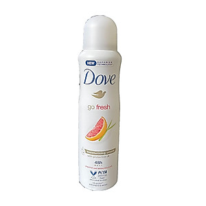 Dove Go Fresh Anti-Perspirant Deodorant Spray 150ml Grapefruit & lemongrass Scent (1 Can)