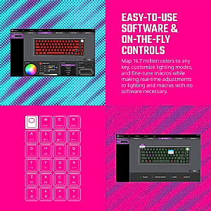 Cooler Master CK721 65% Hybrid Wireless 2.4GHz/Bluetooth Silver/White Mechanical Gaming Keyboard, Tactile Brown Switches, Customizable RGB, Ergonomic Design, 3-Way Dial, QWERTY (CK-721-SKTM1-US)