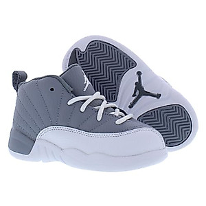 Jordan Baby Boy's 12 Retro (Infant/Toddler) Stealth/White/Cool Grey 5 Toddler M