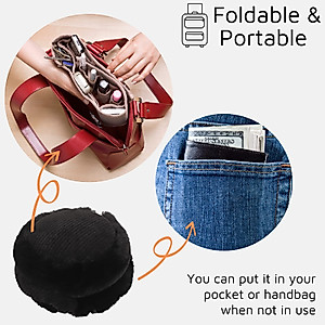 Premium Earmuffs for Women Winter Foldable & Adjustable Ear Warmers Thermal Ear Covers