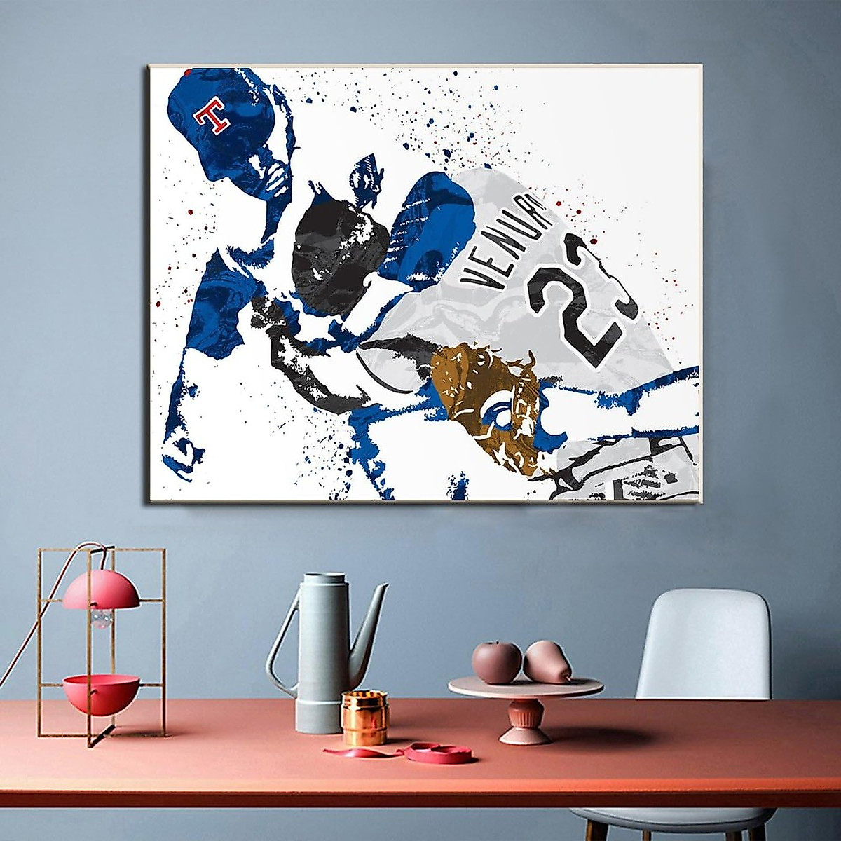 AAHARYA Nolan Ryan Poster Famous Baseball Player Canvas Print Art (8) Canvas Painting Posters And Prints Wall Art Pictures for Living Room Bedroom Decor 24x32inch(60x80cm) Unframe-style