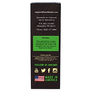 Beard Farmer - Growther XT Beard Oil (Extra Fast Beard Growth) All Natural Beard Growth Oil