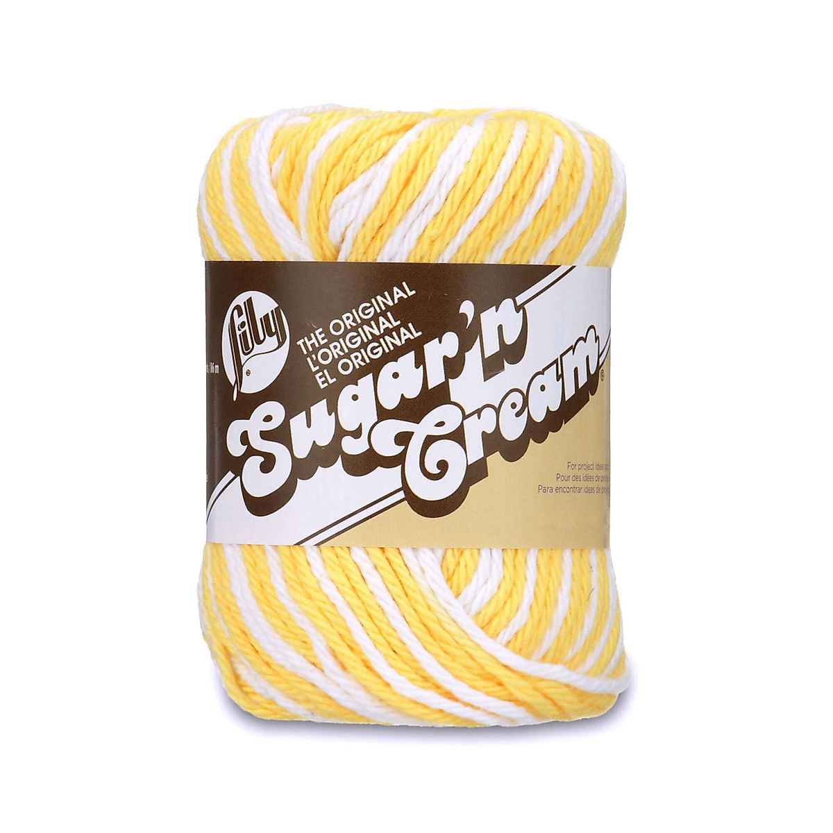 Lily Sugar 'n Cream Yarn - 100% Cotton - Assortment (Daffodil)