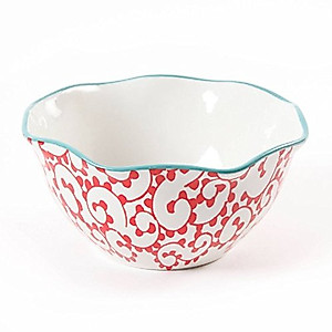 The Pioneer Woman Flea Market Scalloped Edge Serving Bowl Set, 3-Piece (Pack of 2)
