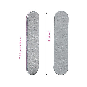 50 Packs 100/180 Grits Mini Nail Files and Buffers Double Sided Emery Boards Manicure Tool for Acrylic Nails, Nail Care