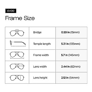 EVEE Polarized Aviator Sunglasses Classic Military Sunglasses (Scout) (Matte Black, 62)