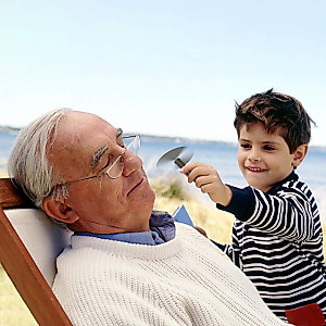 GS GLOWSEEN Pocket Fan, Mini Fan Portable, Handheld Fan Battery Powered Cooling Fan For Women Men Reading Home Office Travel Camping