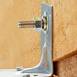 FOLIV 467Pcs Heavy Duty Bolt Nut Washer Assortment Kit - Flat Hex Screws Bolts Nuts Lock and Flat Gasket Washers Assortment Kit, Grade 8