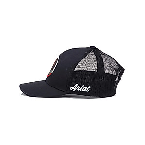 ARIAT Men's Black Mexican Eagle Snapback Logo Cap