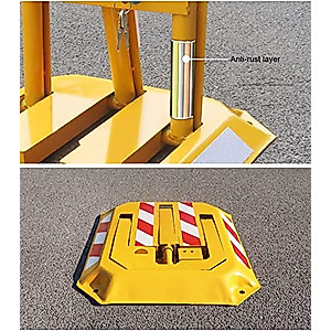 KOAIUS Parking Post, Parking Barrier, for Parking Lot Parking Limiter, Car Ground Lock, Parking Space Lock, Parking Pile Parking Space Lock Parking