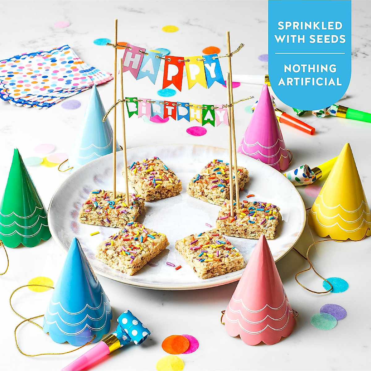 Blake’s Seed Based Crispy Treats – Variety Pack (24 Count), Vegan, Gluten Free, Nut Free & Dairy Free, Healthy Snacks for Kids or Adults, School Safe, Low Calorie Organic Soy Free Snack