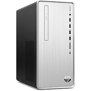 HP 2023 Newest Pavilion Desktop PC, AMD Ryzen 3 5300G Processor (up to 4.2GHz), 8GB RAM, 256GB SSD, 1TB HDD, AMD Radeon Graphics, Wired Mouse and Keyboard, USB Type-A&C, Wi-Fi, Bluetooth, Windows 11