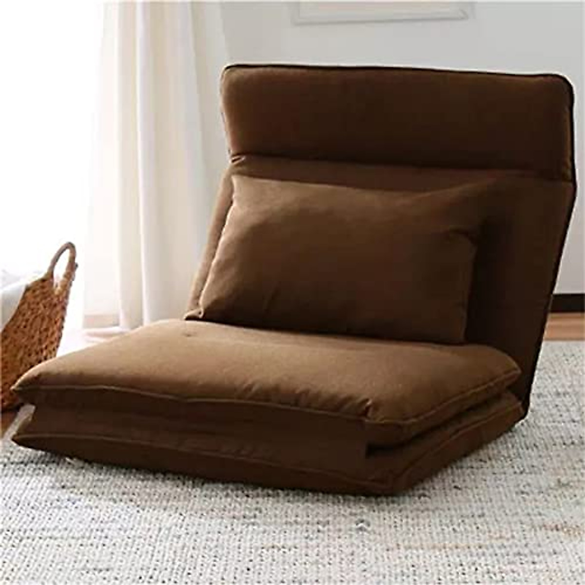 JYDQM Lounge Indoor Floor Sofa Bed Sleeper 14 Position Adjustable Living Room Daybed Recliner Sofa Couch Folding