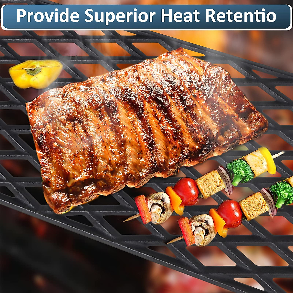 Adviace Replacement Parts for Dyna Glo DGH474CRP DGH483CRP DGH485CRP DGH474CRP-D, 70-01-911 Grate Replacement for DGH474CRP Grate DGH483CRP Grate