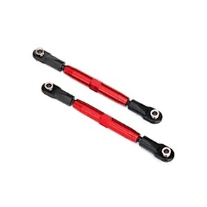Traxxas 3643R - Aluminum Rear Camber Links Turnbuckle, 83mm, Red