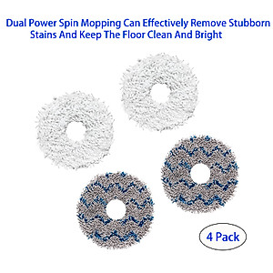 DEEBOT X1 Series Replacement Accessories Set Fit for ECOVACS X1 Omni / X1 TURBO Robot Vacuum Include 1 Main Brush 6 Side Brushes 2 Filter 4 Mop Pads 3 Dust bag Parts