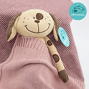 MR VIVICARE Stuffed Toy, 13' Dog, Plush Animal for Kids and Girls, Soft, Cute, Safe, Machine Washable