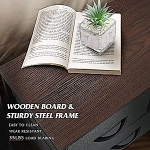 WLIVE 2 Drawer Nightstand and 5 Drawer Dresser Set, Storage Tower, Organizer Unit for Bedroom, Hallway, Entryway, Closets